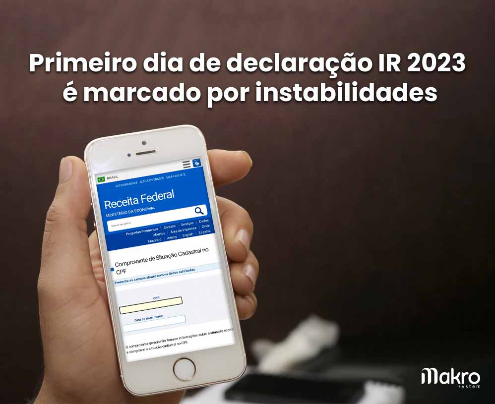 Declaração IR 2023: Reclamações e Instabilidades