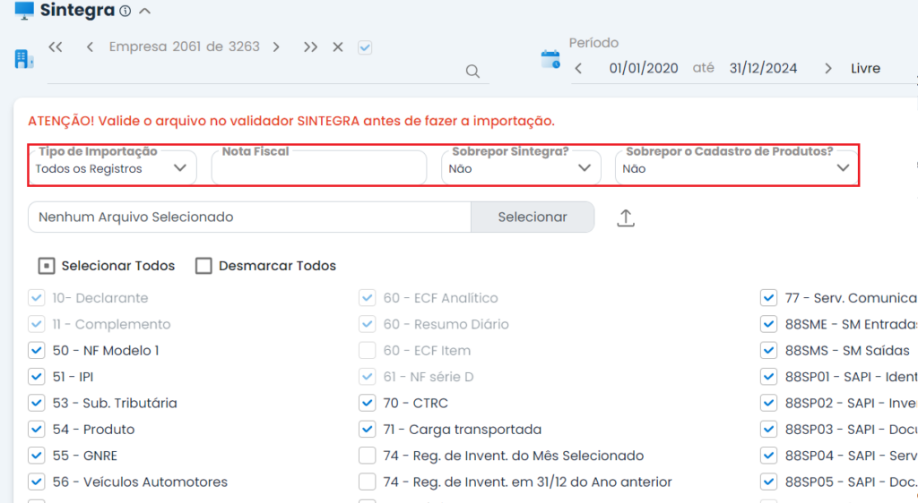 Nota Fiscal Sintegra: aprenda como importar no Sistema Makro
